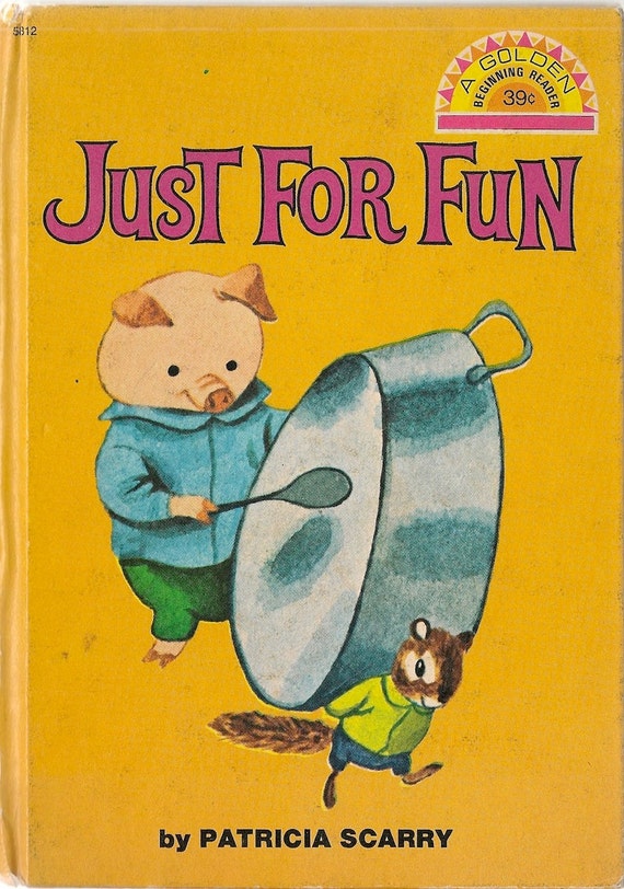 VINTAGE KIDS BOOK Just For Fun a Golden Beginning by HazelCatkins
