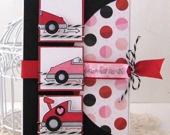 Race car valentine | Etsy