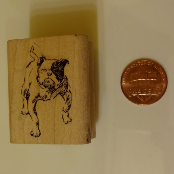 Bulldog Rubber Stamp
