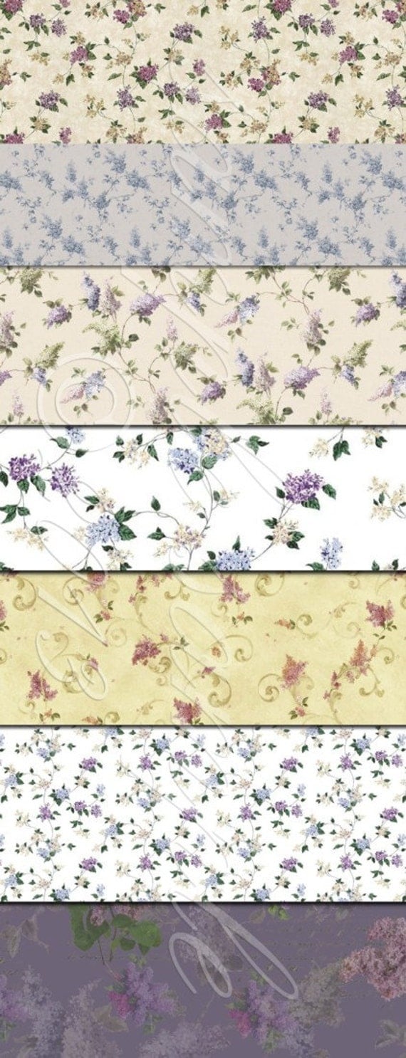 Lilac Paper Pack Digital Printable by CountryAtHeart2008