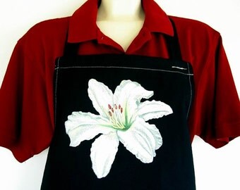 Hand painted apron | Etsy