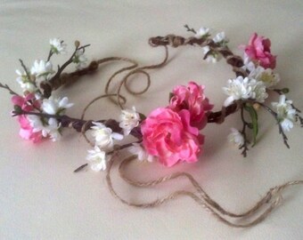 Popular items for cherry blossom crown on Etsy