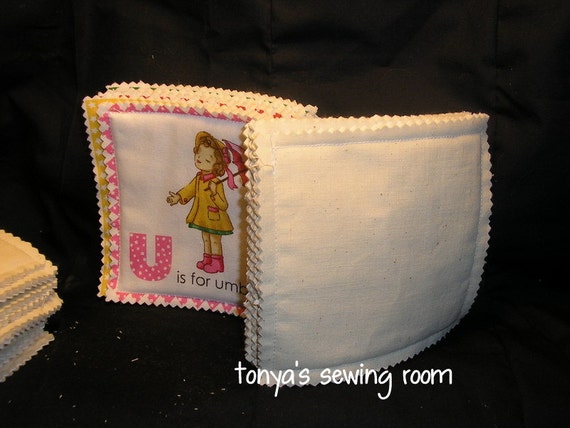 Fabric ABC Flash Cards