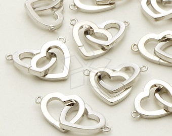 AC-384-OR / 2 Pcs Triple Link Circle Connector by beadsmaker