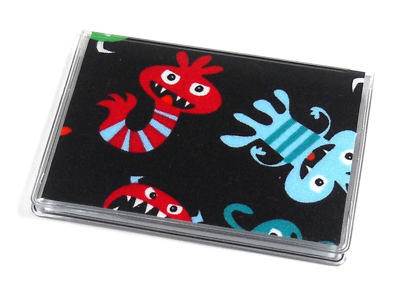 Card Case Mini Wallet Little Monsters by BostonLinz on Etsy