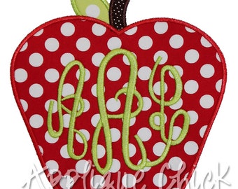 Apple Split Applique Design