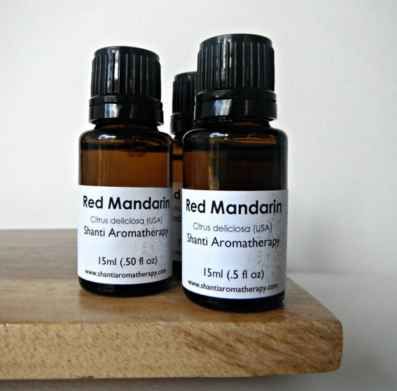 Red Mandarin Essential Oil by ShantiAromatherapy on Etsy