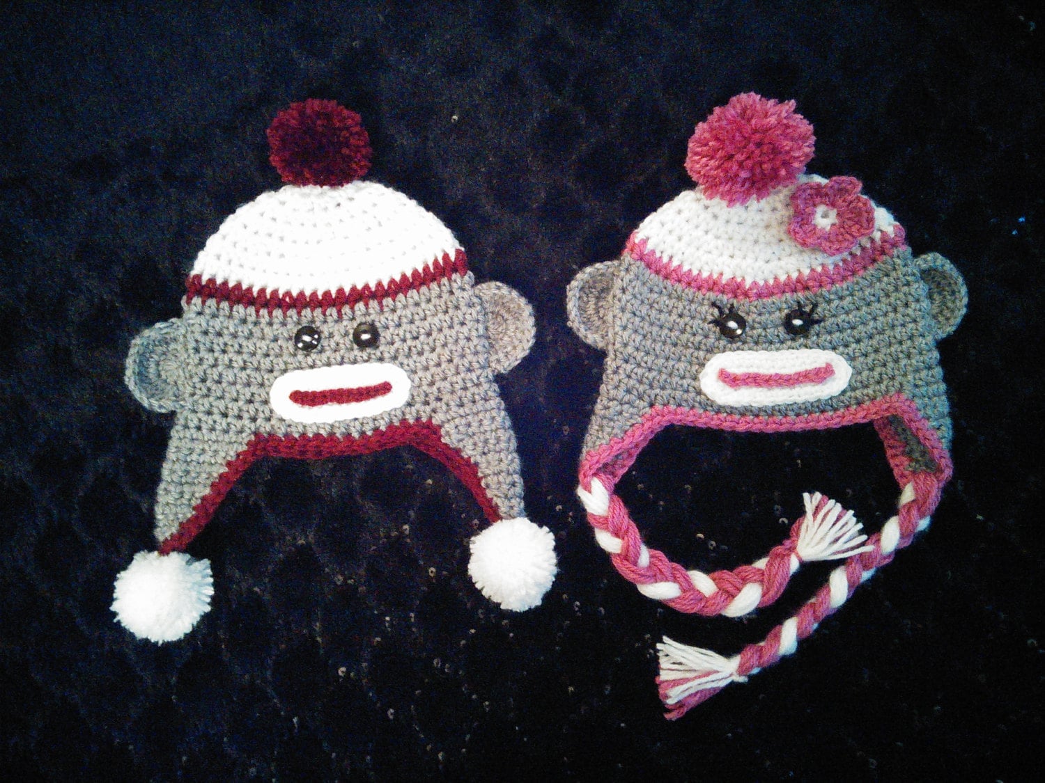Sock Monkey Crochet Hat Pattern