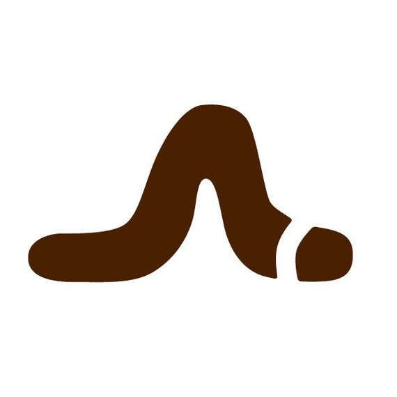 Inch Worm Wall Stencil for Painting Kids or Baby by MyWallStencils