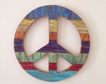 Unique peace sign related items | Etsy