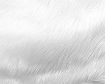 Popular items for white fur fabric on Etsy