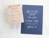 Custom rubber stamps wedding designs lovely by papersushi on Etsy