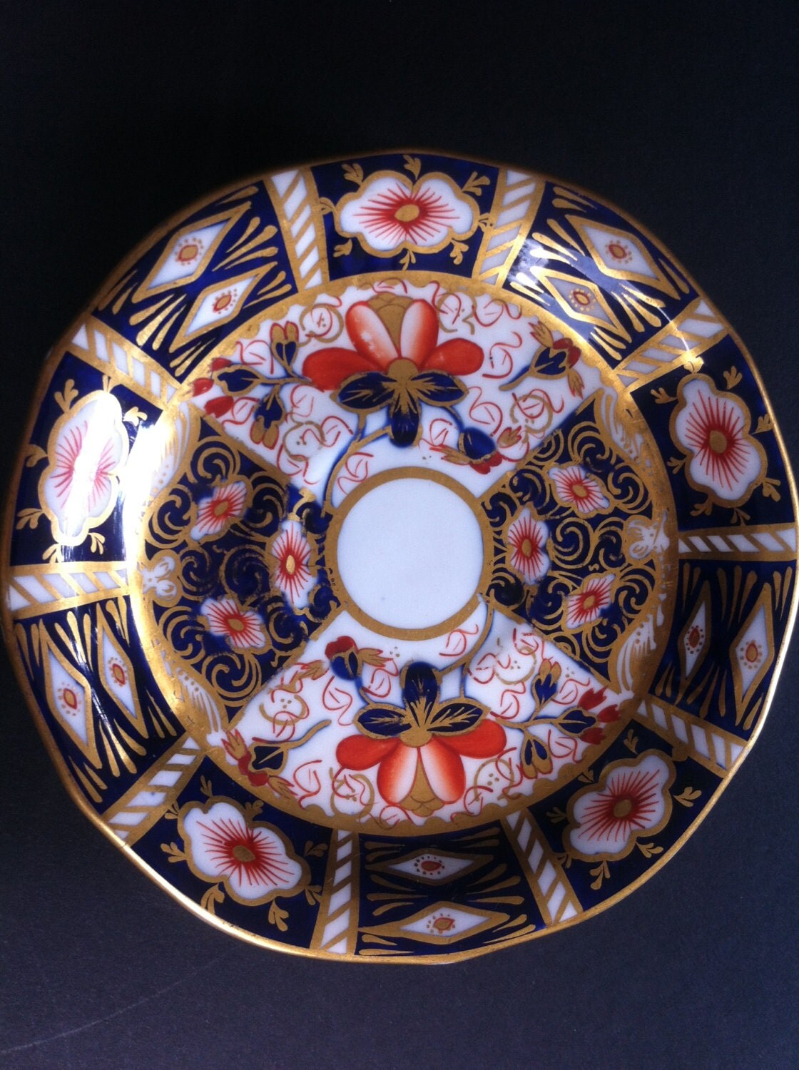 Antique Royal Crown Derby Imari Saucer pattern 2451