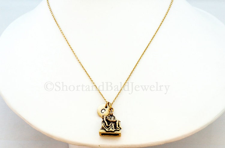 Pieta Necklace Michelangelo St. Peter's by ShortandBaldJewelry