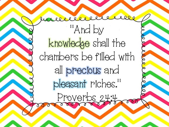 Items similar to Colorful Bible Verse Printable Posters on Etsy