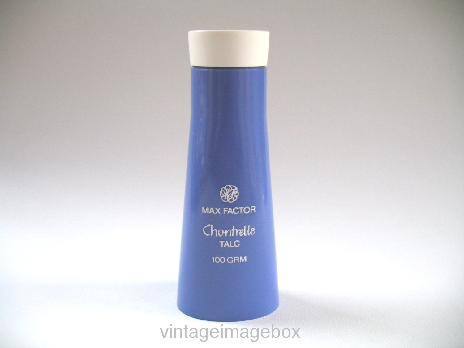 Vintage Max Factor Chontrelle perfumed talc, purple bottle 1970s ...