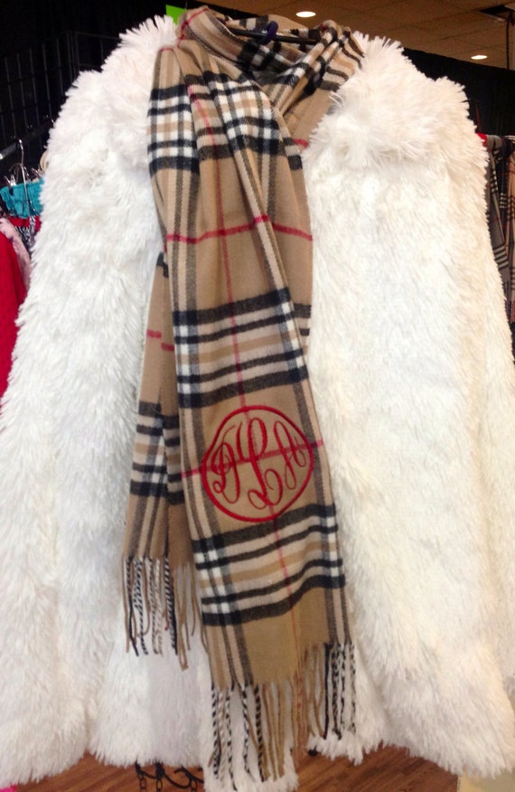 Monogrammed Scarves | semashow.com