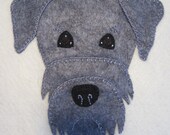 Items similar to Schnauzer Penny Rug Pet Portrait on Etsy