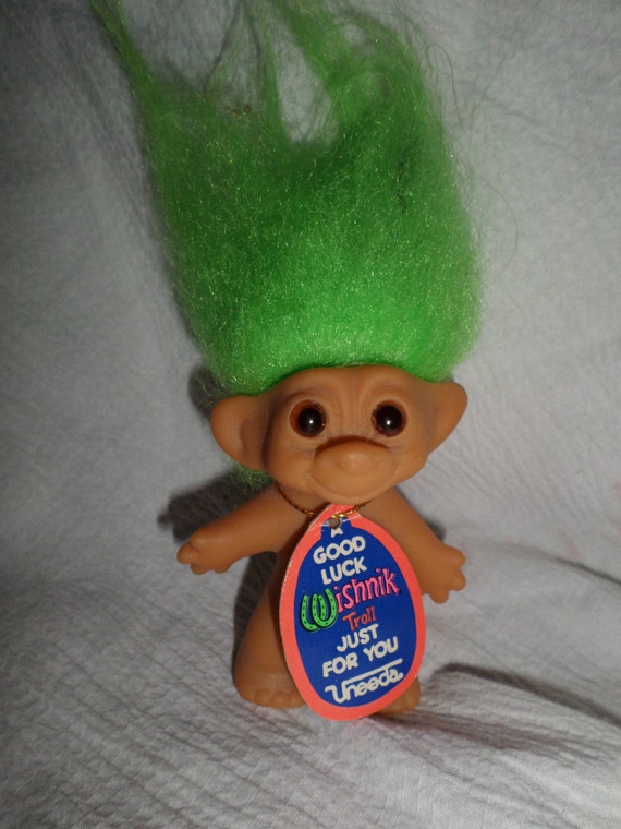 A 1981 Good Luck Wishnik Troll Doll