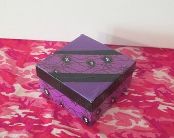 Duct Tape Spider Jewelry Box/ Stash Box