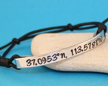 Popular items for coordinates bracelet on Etsy