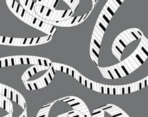 Unique piano fabric related items | Etsy