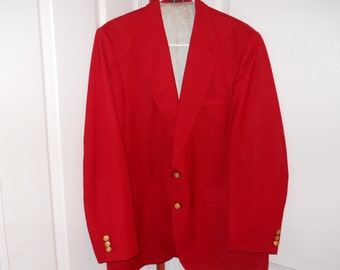 Popular items for red sport coat on Etsy