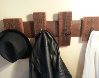 Rustic coat rack | Etsy