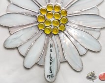 Popular items for stained glass daisy on Etsy