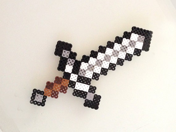 Giant Perler Bead Minecraft Sword