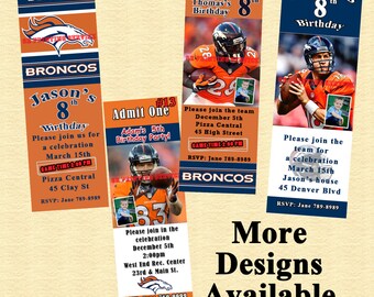 Popular items for nfl invitations on Etsy