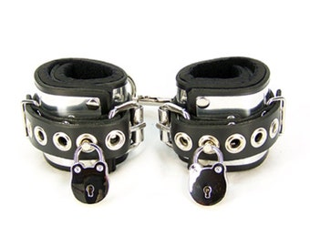 The Multi-Cuff Leather Wrist Suspension Cuffs mature