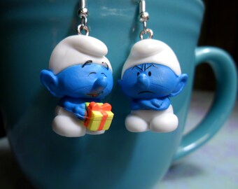 Popular items for smurf earrings on Etsy