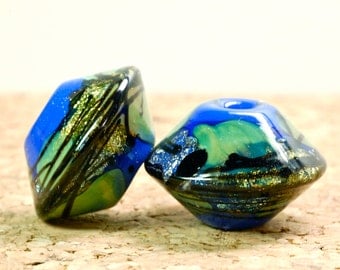 Dichroic beads | Etsy