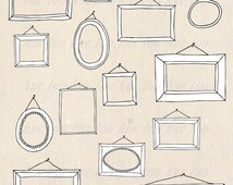 Unique black frames png related items | Etsy