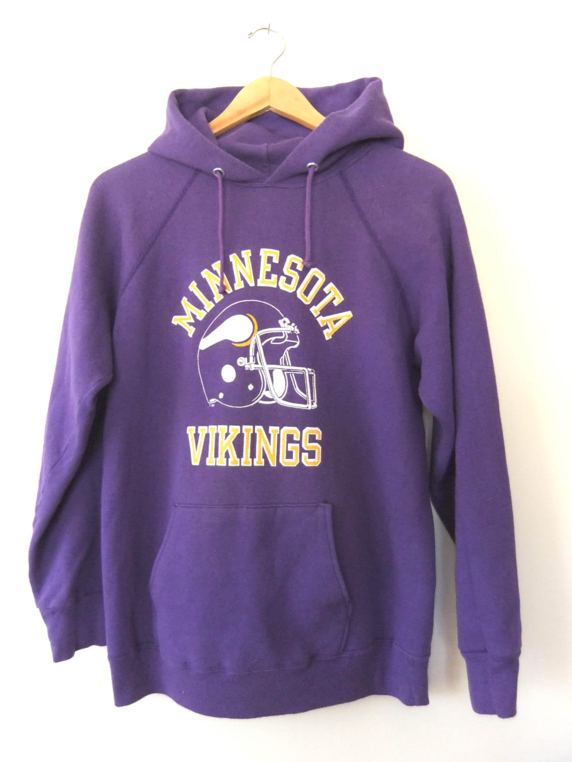 vintage MINNESOTA VIKINGS Hooded Sweatshirt by BuddyBuddyVintage