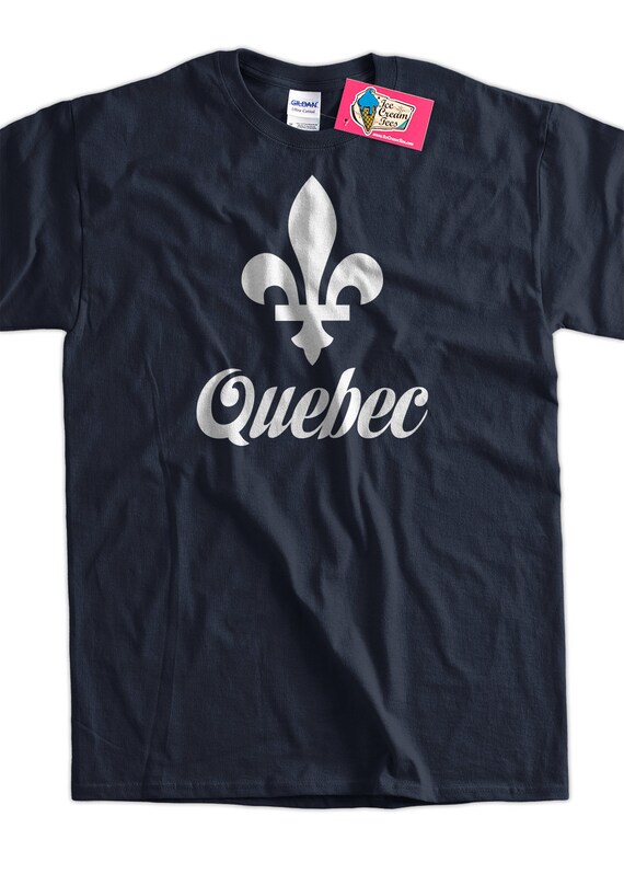 Quebec T-Shirt Province french Tee Shirt T Shirt Geek Mens