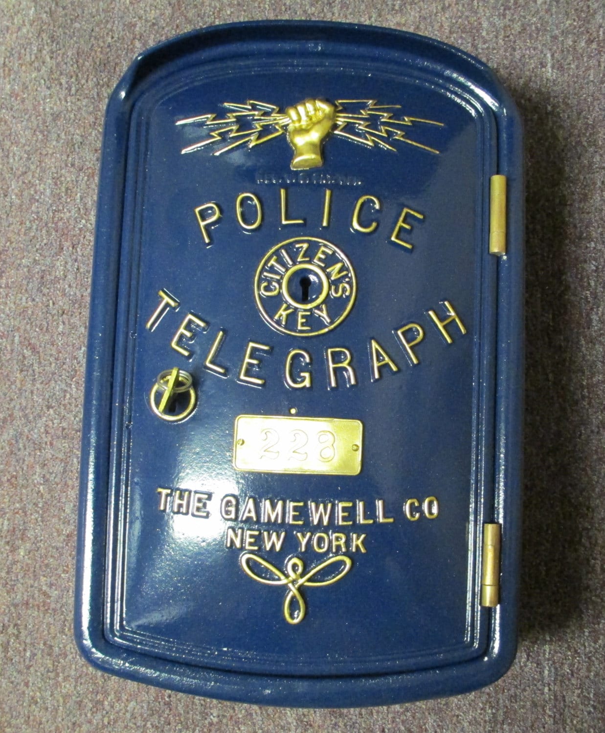 Gamewell Police Telegraph Call Box