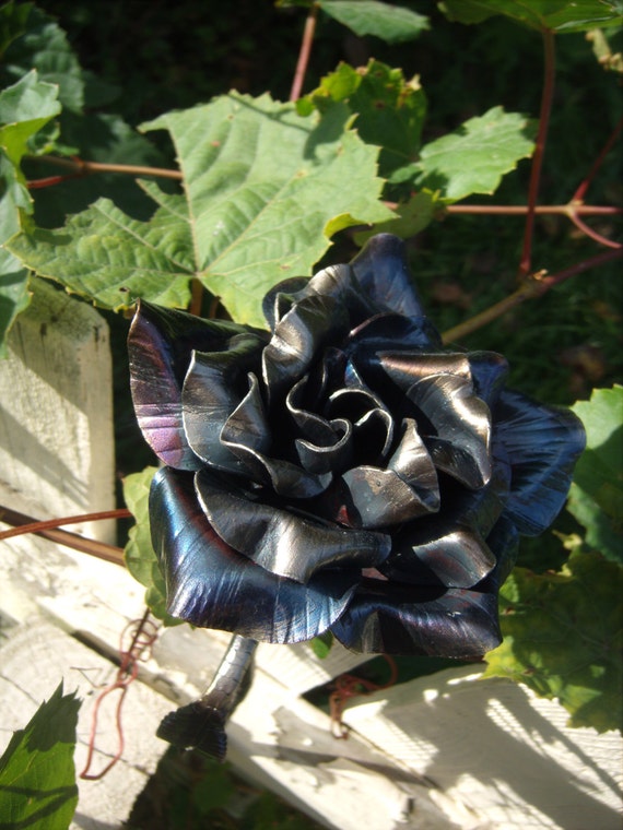 Metal Rose Steel Rose Rose Art Bloom by ChristCenteredForge