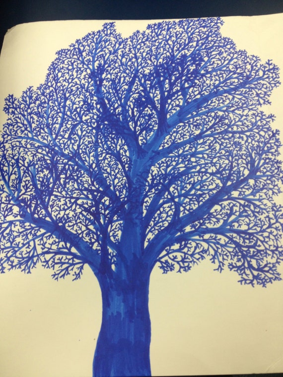 Hand Drawn Artsy Trees
