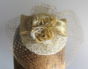 Unique lace wedding hat related items | Etsy