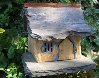 Fairy House Rustic Marble Roof Sculpted One by CopperwoodandStone