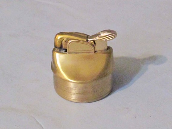 Vintage Evans Table Lighter / Evans USA Lighter Insert