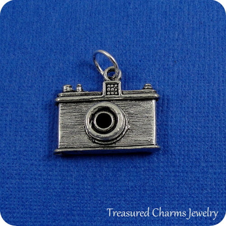 Camera Charm Silver Plated Camera Charm for by treasuredcharms