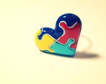 Autism ring | Etsy