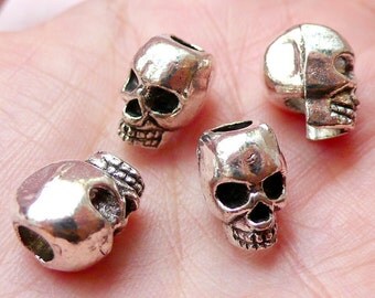 Unique skull beads related items | Etsy