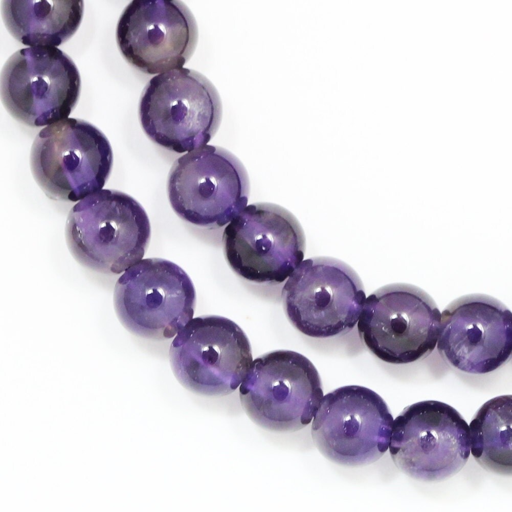 Amethyst Beads 6mm Round