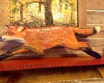 Popular items for wooden fox on Etsy