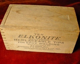 Antique wood box | Etsy