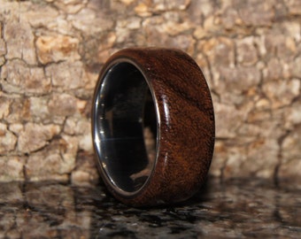 Zebra Wood Ring any size
